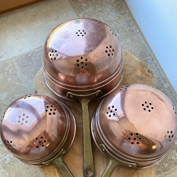 Copper Colander - Etsy