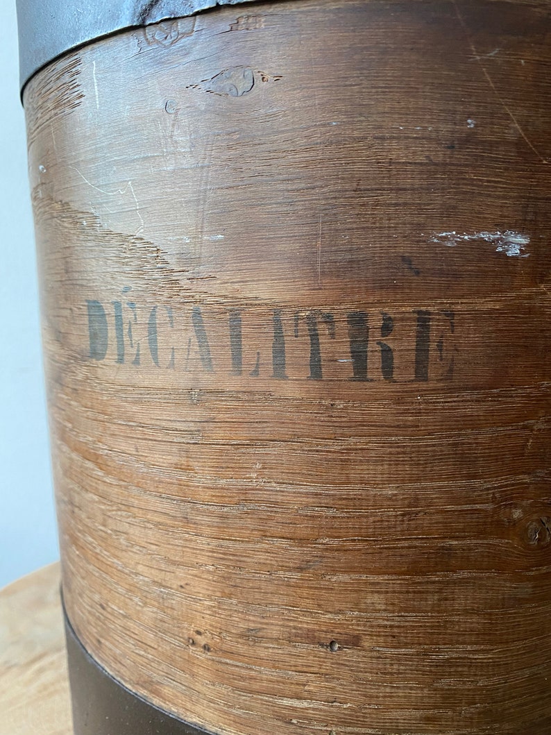 Antique French Decalitre Grain Measure Large Pot - Etsy