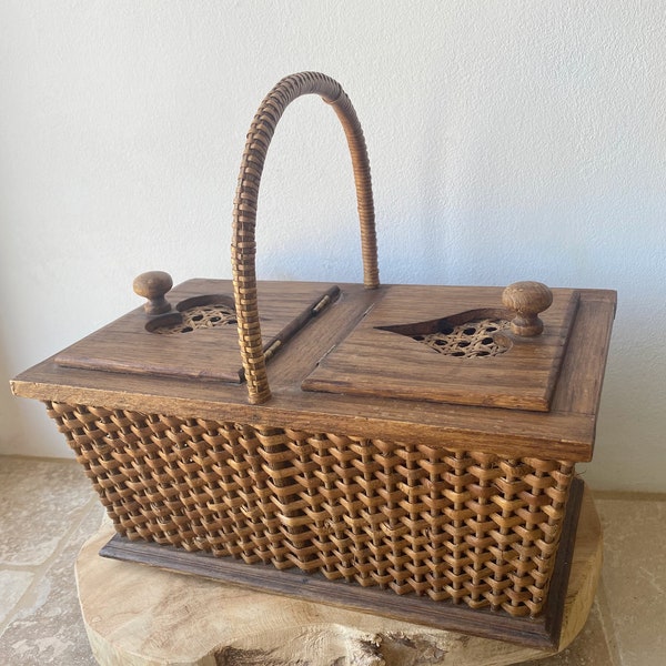 Wooden Basket - Etsy