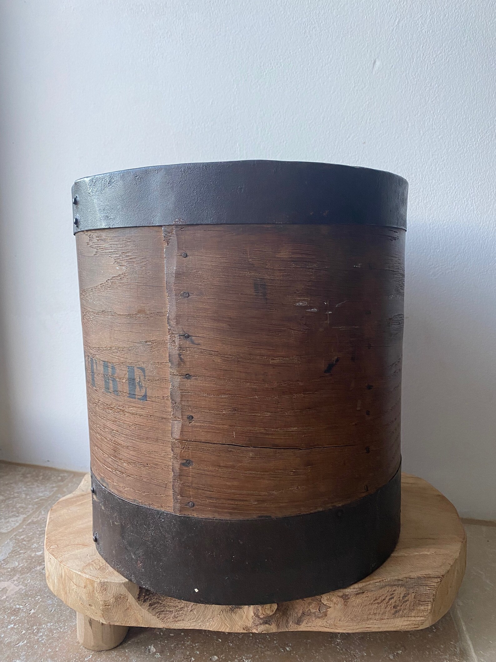 Antique French Decalitre Grain Measure Large Pot - Etsy