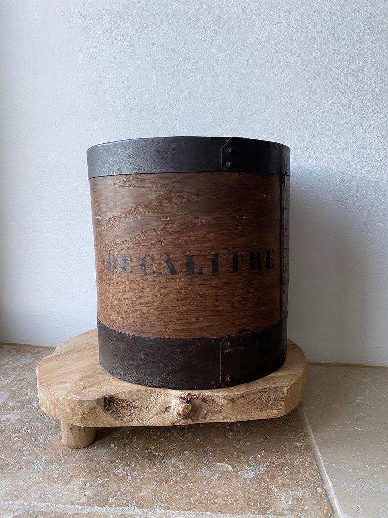 Antique French Decalitre Grain Measure Large Pot - Etsy