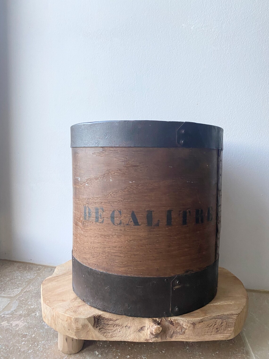 Antique French Decalitre Grain Measure Large Pot - Etsy