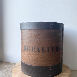 Antique French Decalitre Grain Measure Large Pot - Etsy