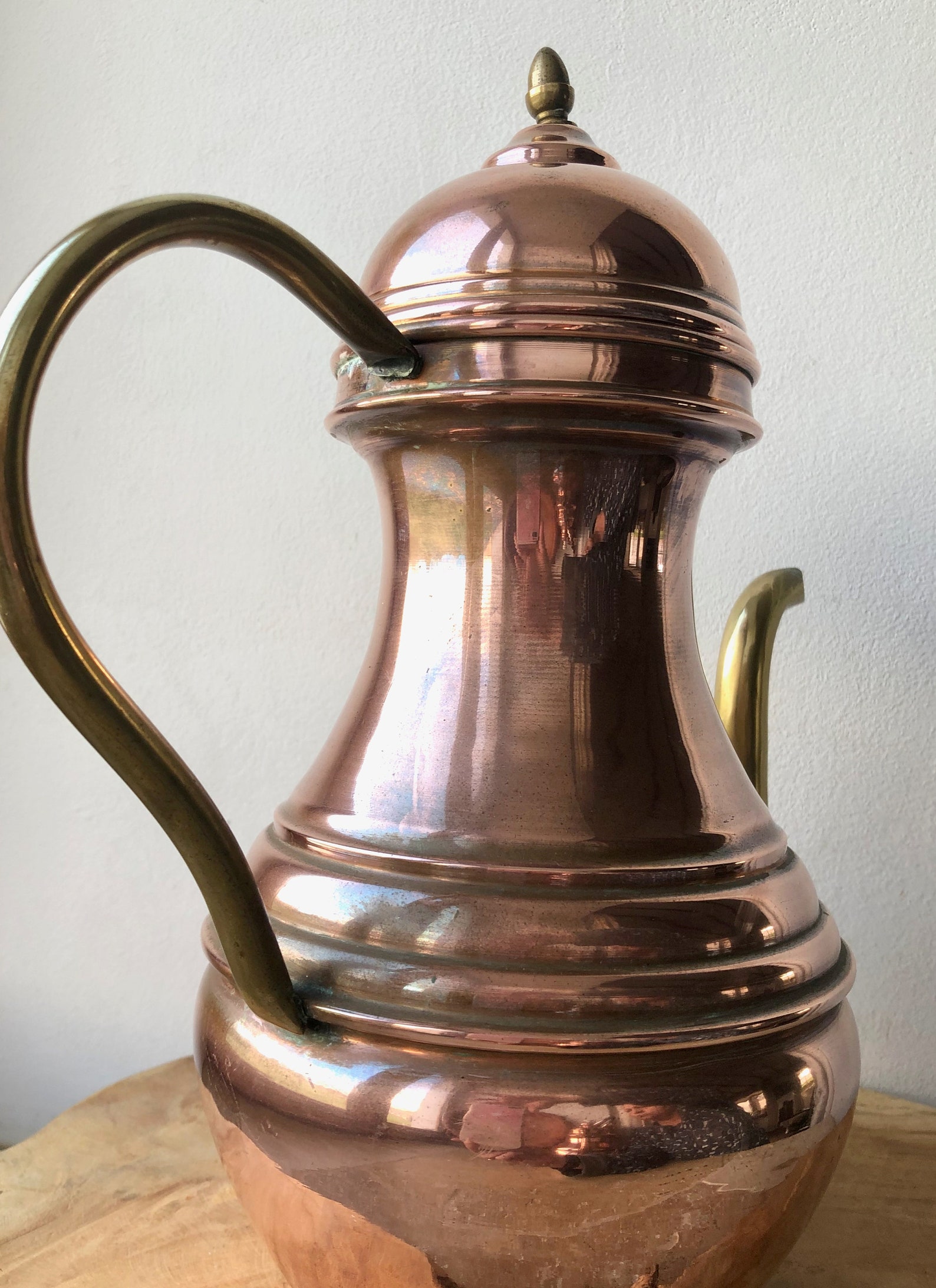 Vintage Medium Copper Coffee Pot Tea Pot Copper Pot - Etsy