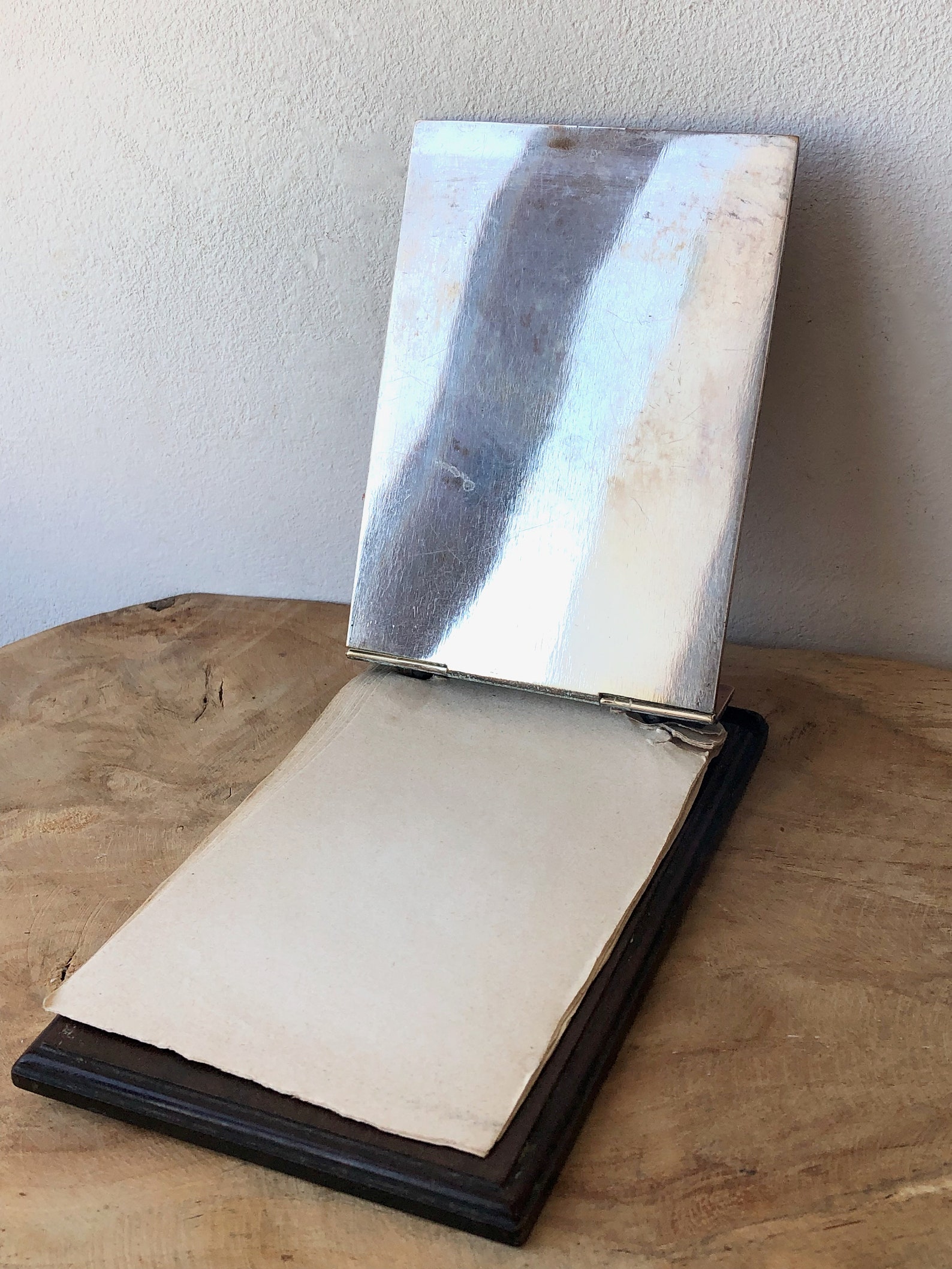 Antique Copper Plaque Notebook | Etsy