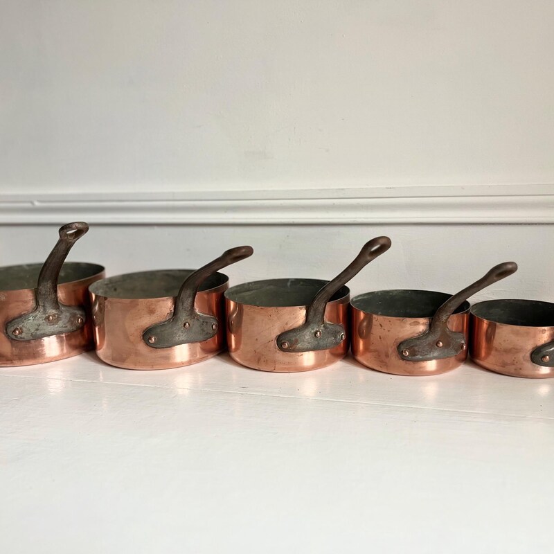 French Copper Pans - Etsy