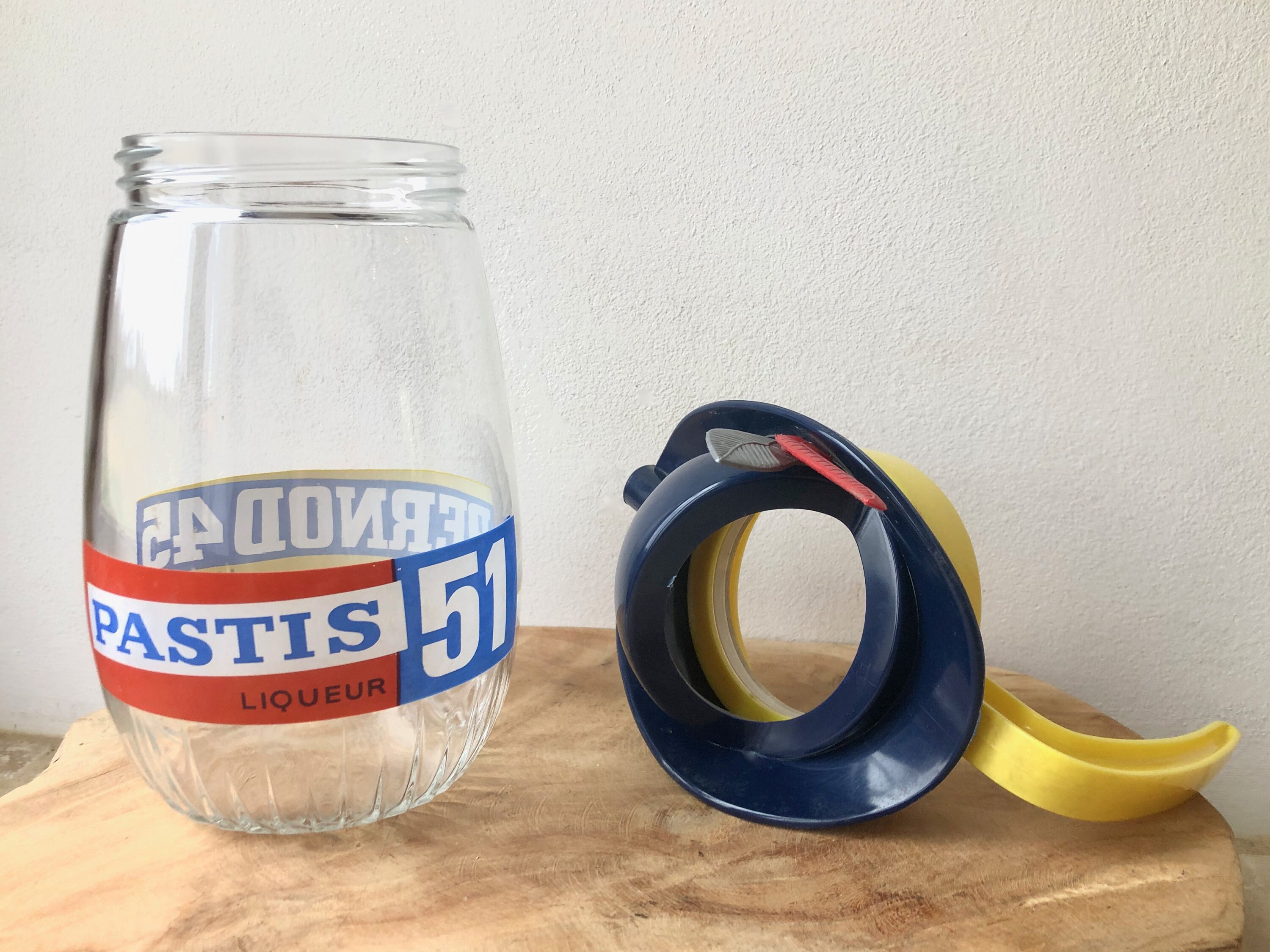 French PERNOD 1950s Glass PITCHER CARAFE ~ Iconic Pastis 51 Aperitif ...