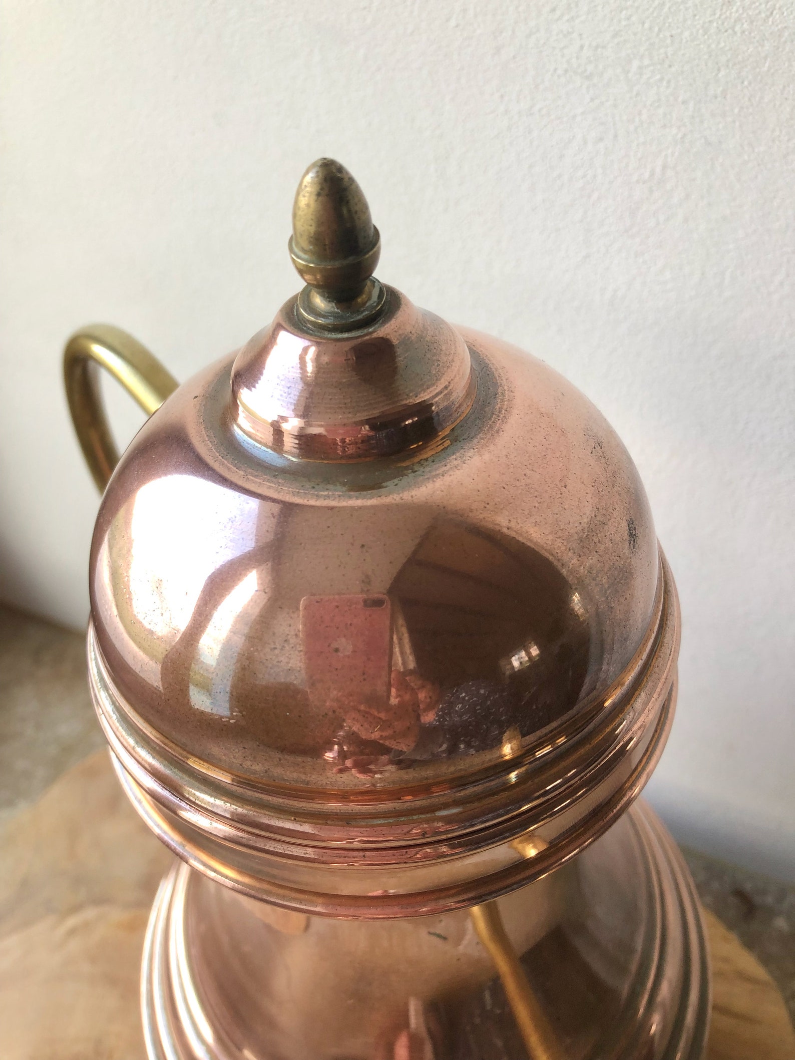 Vintage Medium Copper Coffee Pot Tea Pot Copper Pot - Etsy