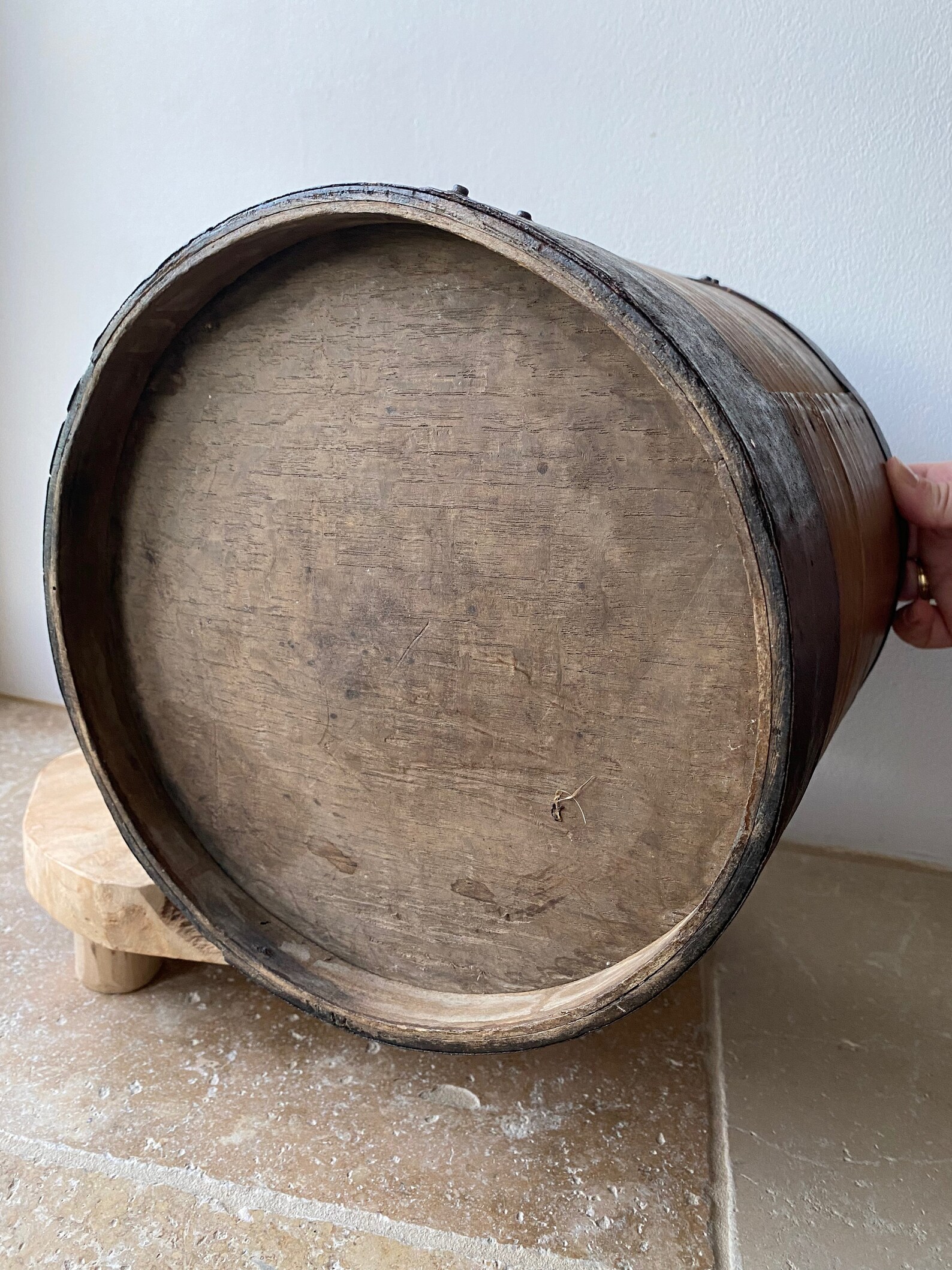 Antique French Decalitre Grain Measure Large Pot - Etsy