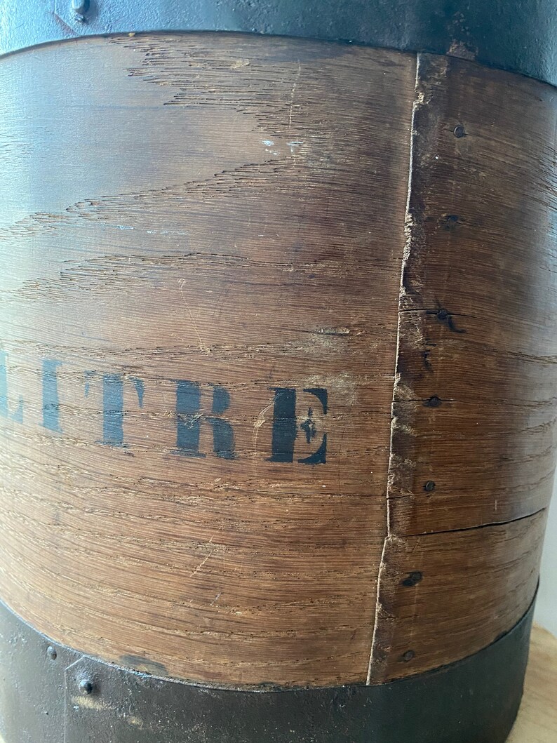 Antique French Decalitre Grain Measure Large Pot - Etsy