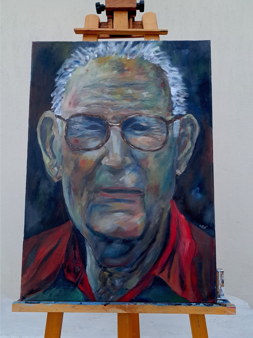 Grandpa Mr. Alex Oil on Canvas - Etsy
