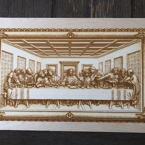 Last Supper Carving Wood Christ the Last Supper - Etsy