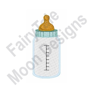 Baby Bottle - Machine Embroidery Design, Feeding Milk Bottle Embroidery ...