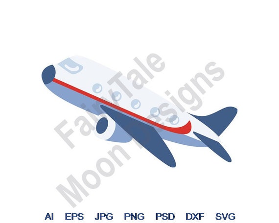 Airliner Svg Dxf Eps Png Jpg Vector Art Clipart Cut | Etsy