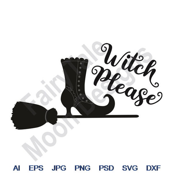 Witch Boot Svg - Etsy