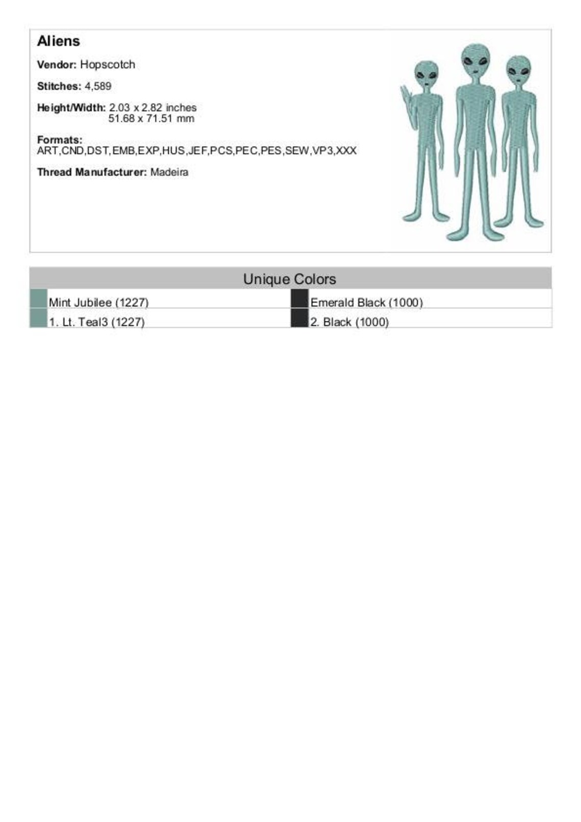 Aliens Machine Embroidery Design Extraterrestrial | Etsy