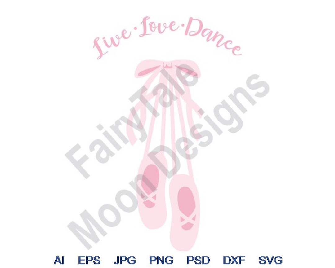 Live Love Dance Svg Dxf Eps Png Jpg Vector Art - Etsy