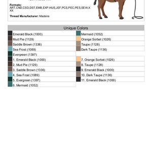 Pack Mule - Machine Embroidery Design, Donkey Embroidery Pattern, Mule ...