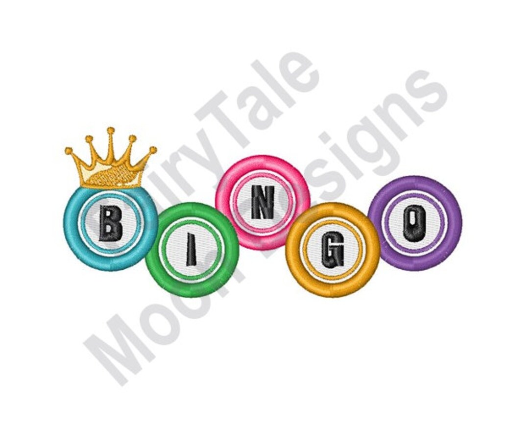 Bingo Game - Machine Embroidery Design, Lucky Bingo Balls Embroidery ...