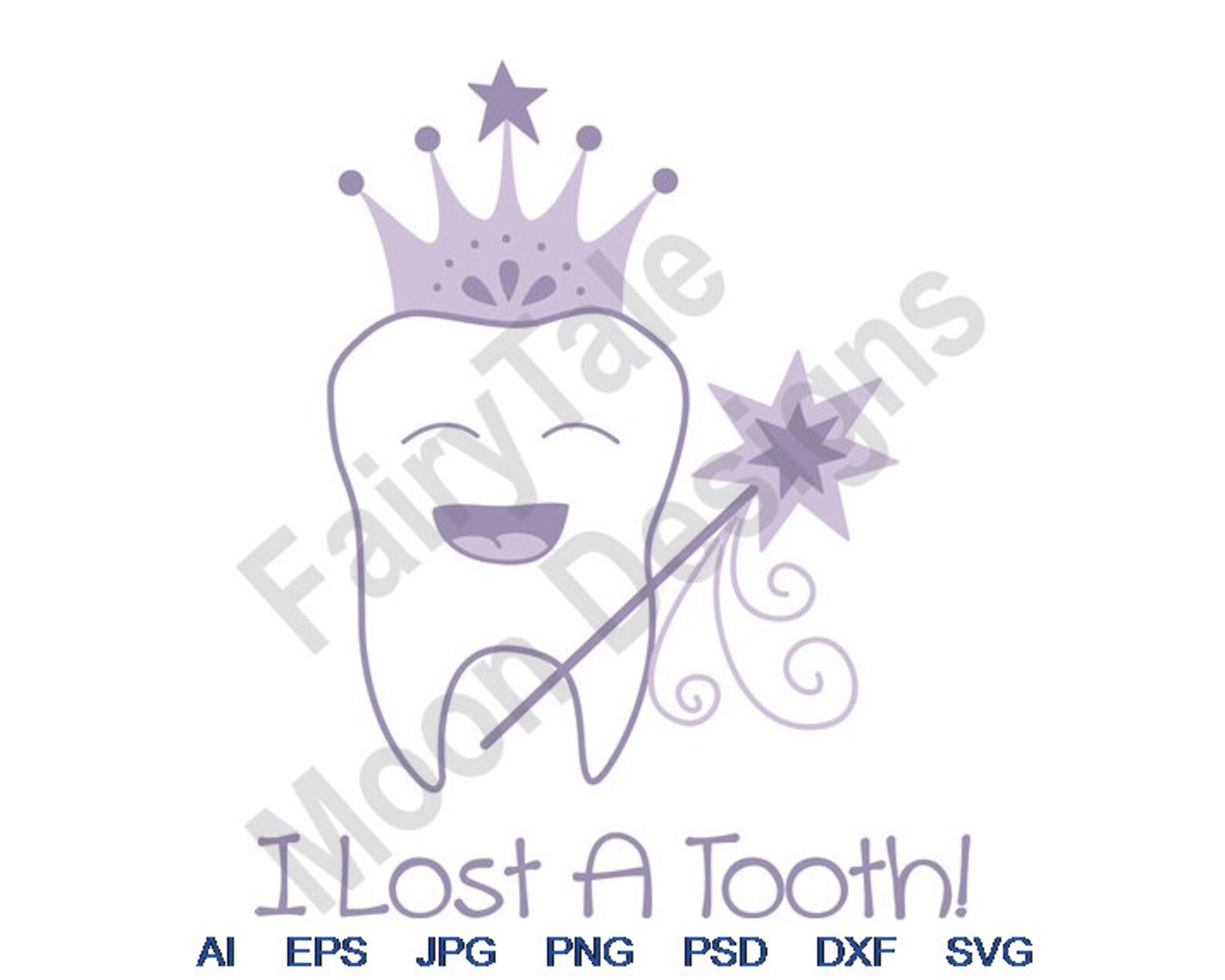 I Lost A Tooth Svg Dxf Eps Png Jpg Vector Art Clipart | Etsy
