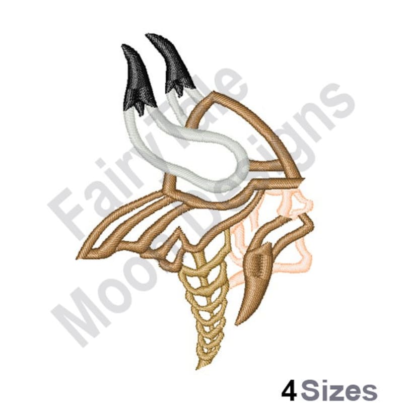 Vikings Outline Logo - Etsy