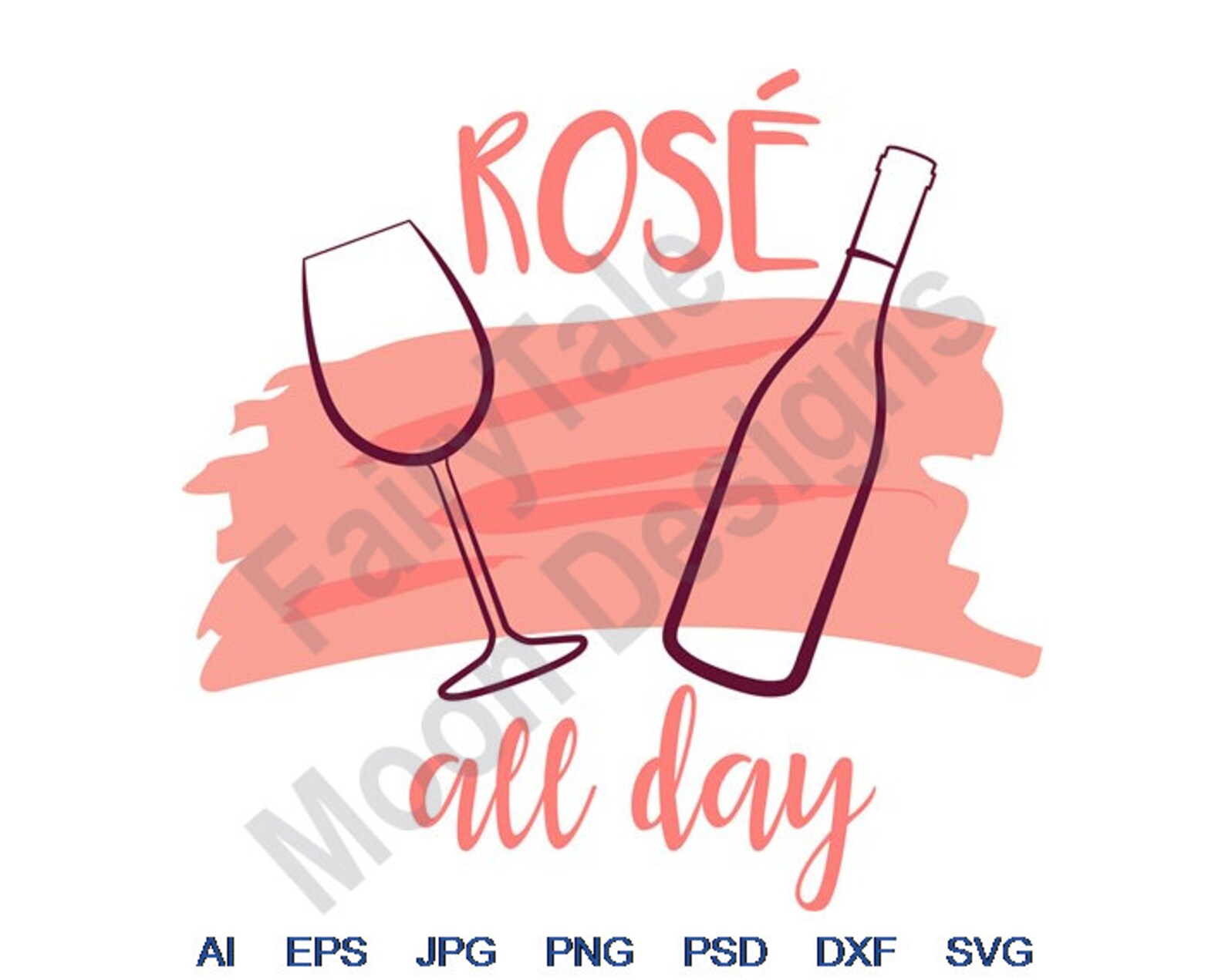 Rose All Day Svg Dxf Eps Png Jpg Vector Art Clipart - Etsy