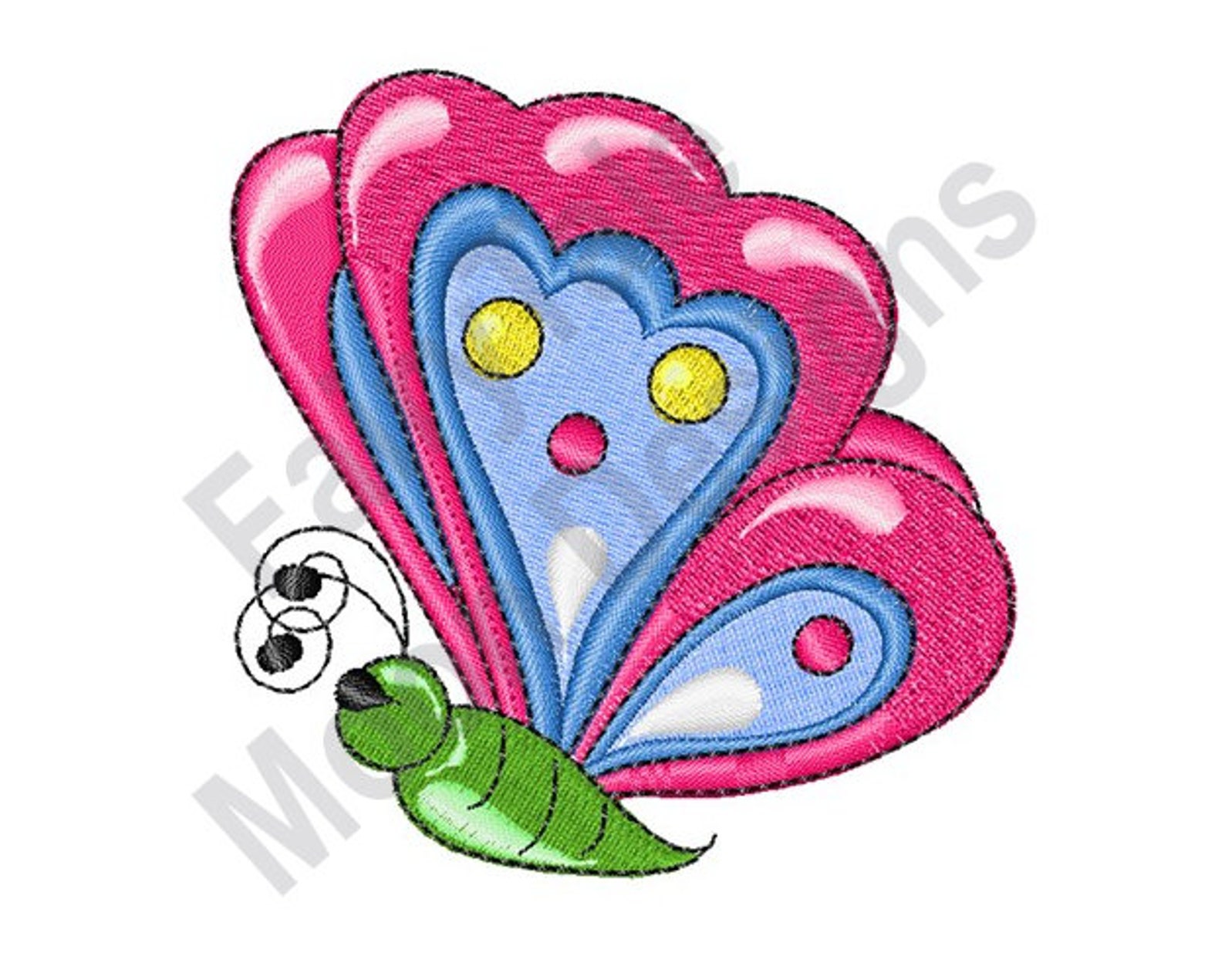 Little Butterfly Machine Embroidery Design Flying Spring - Etsy