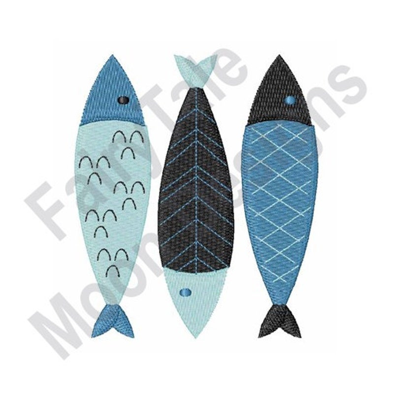 Machine Embroidery Fish - Etsy