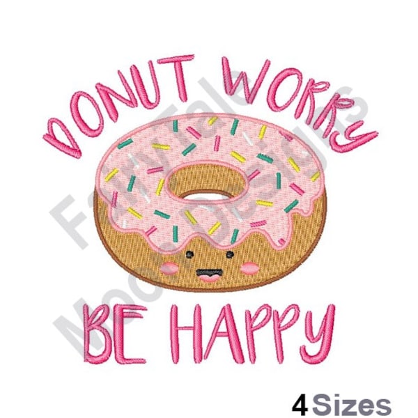 Donut Worry Be Happy - Etsy