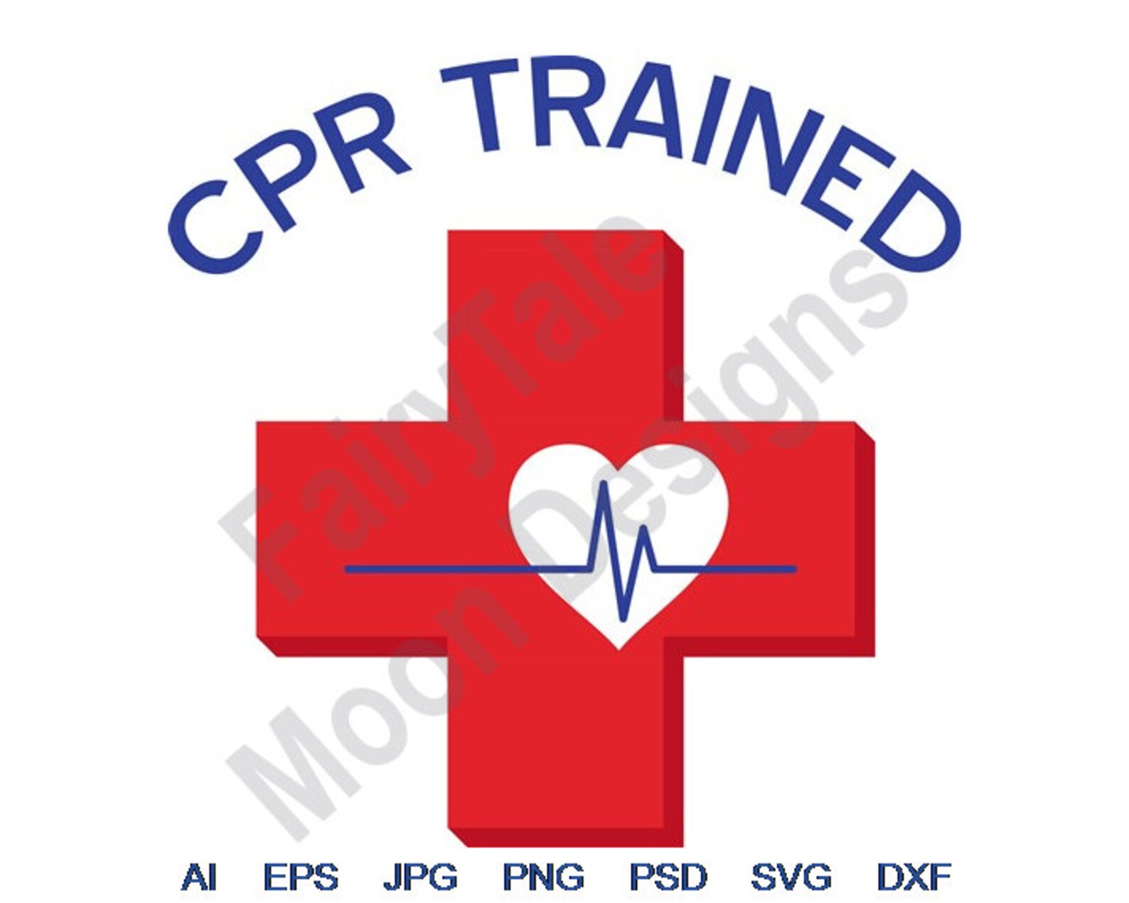 CPR Trainiert -Svg, Dxf, Eps, Png, Jpg, Vektorkunst, Clipart ...