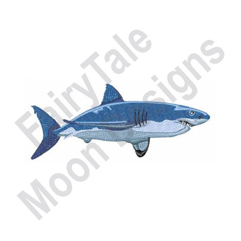 Jaws Embroidery - Etsy