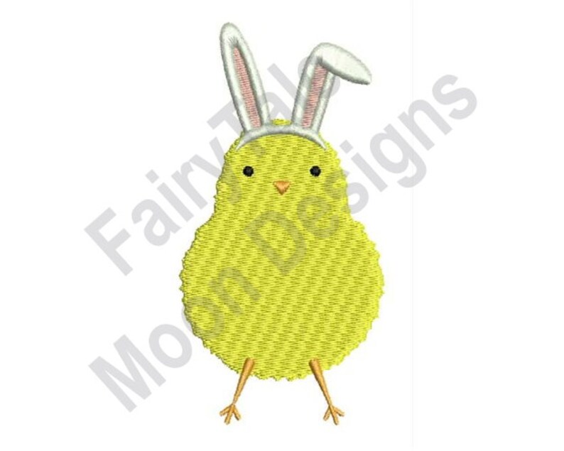 Easter Chick Machine Embroidery Design Easter Bunny Chicken - Etsy