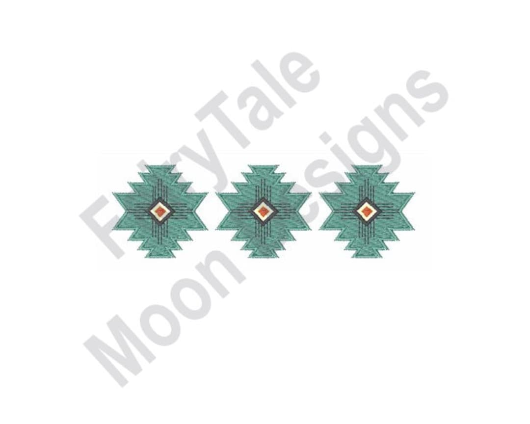 Native American Pattern Border - Machine Embroidery Design, Tribal ...