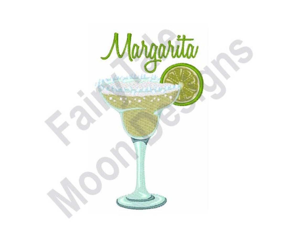 Margarita Drink Machine Embroidery Design Margarita - Etsy