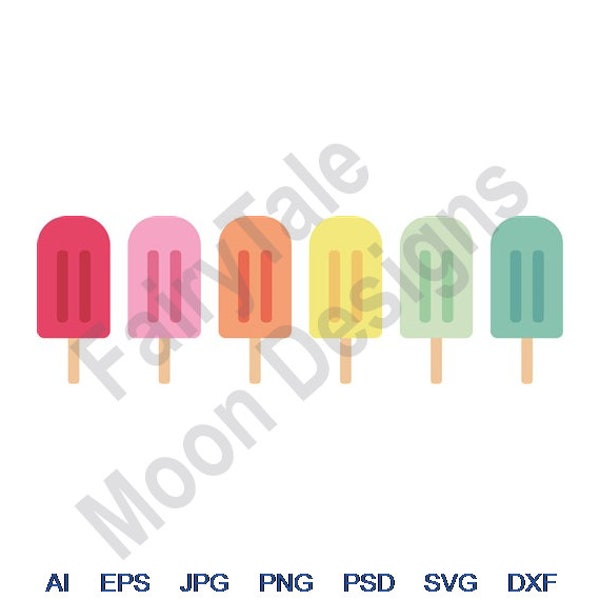 Popsicle Border - Etsy