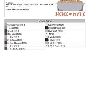 Home Made - Machine Embroidery Design, Homemade Bread Embroidery ...