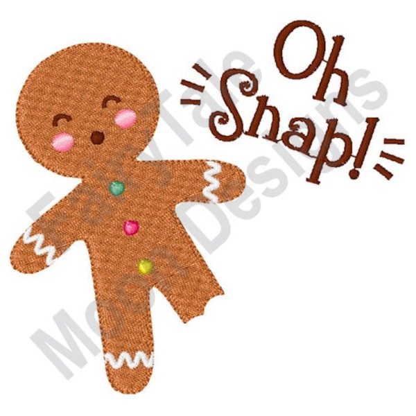 Gingerbread Embroidery Pattern - Etsy
