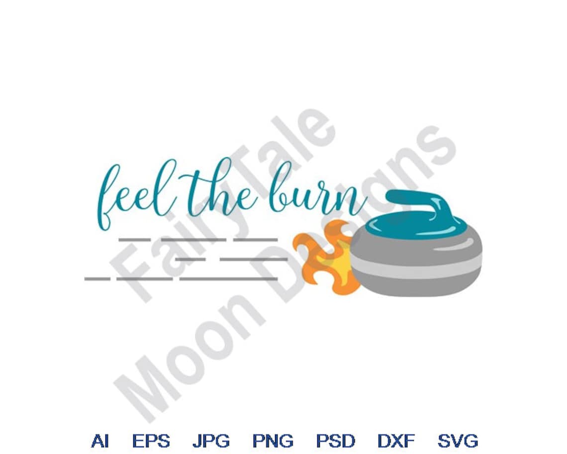 Feel the Burn Svg Dxf Eps Png Jpg Vector Art Clipart - Etsy