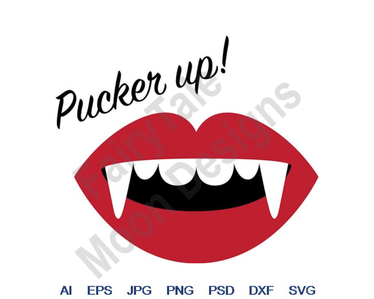Pucker up Svg Dxf Eps Png Jpg Vector Art Clipart Cut - Etsy