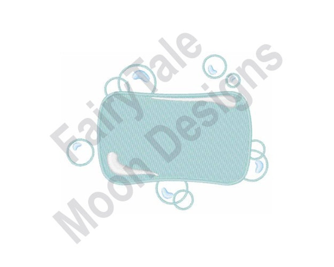 Hand Soap - Machine Embroidery Design, Bar of Soap Embroidery Pattern ...