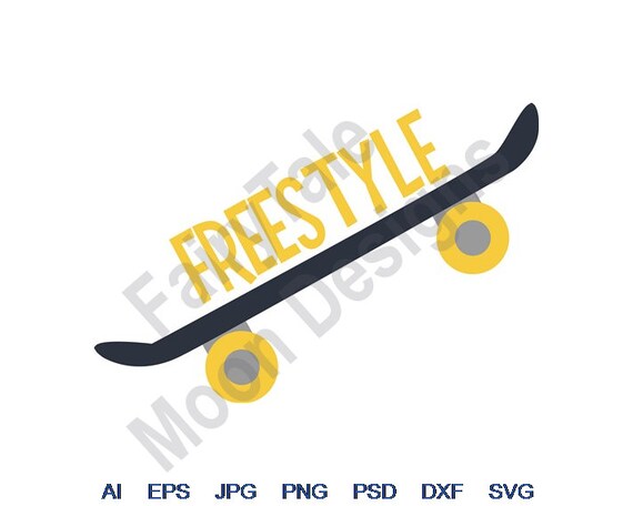 Freestyle Svg Dxf Eps Png Jpg Vector Art Clipart Cut - Etsy