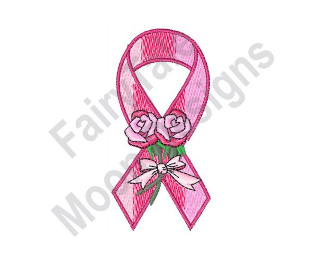 Breast Cancer Awareness - Machine Embroidery Design, Pink Ribbon ...