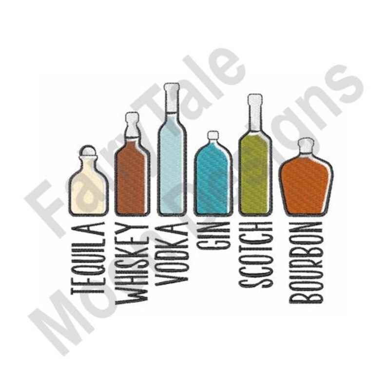 Alcohol Embroidery - Etsy