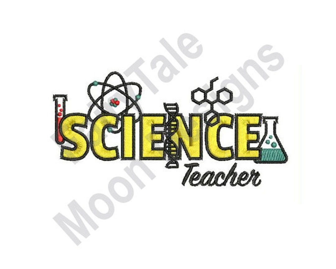 Science Teacher - Machine Embroidery Design, Science Class Teacher ...
