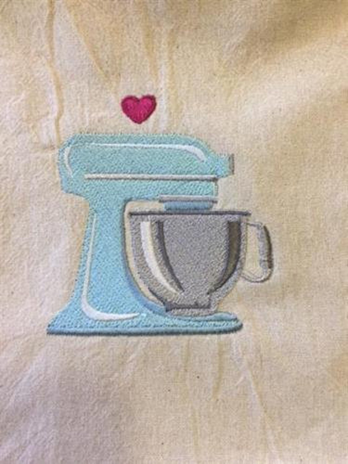 Stand Mixer Machine Embroidery Design Kitchen Stand Mixer - Etsy