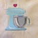 Stand Mixer Machine Embroidery Design, Kitchen Stand Mixer Embroidery ...