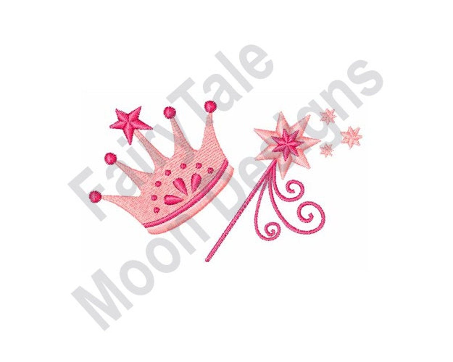 Princess Crown Machine Embroidery Design Princess Girl | Etsy