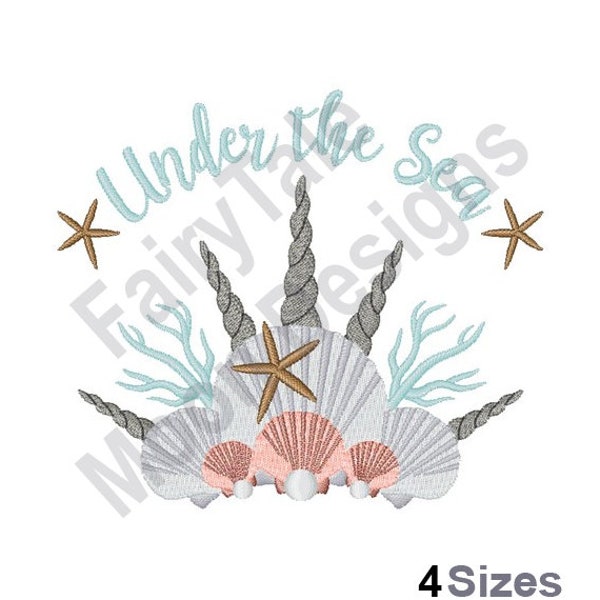 Sea Life Embroidery - Etsy