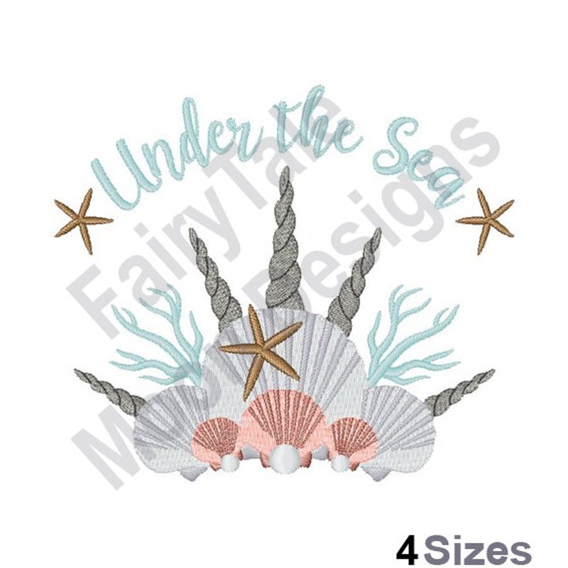 Sea Life Embroidery - Etsy