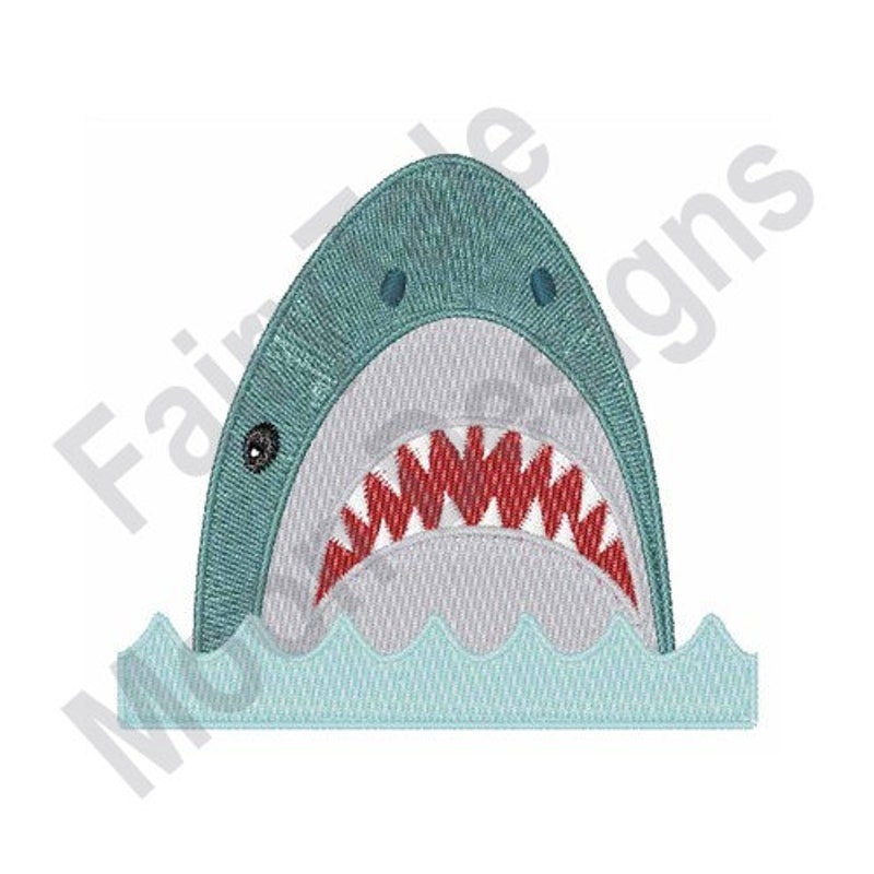 Jaws Embroidery - Etsy